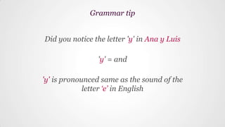 Basic Spanish | Lesson 3 | Personal pronouns (I, you, he, she, they and ...