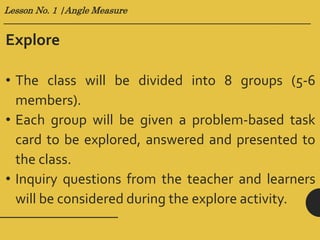 Lesson no. 1 (Angle Measure) | PPTX