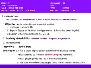 final lesson plan.pptx FOR CITS IT TRADE STUDENTS | PPTX