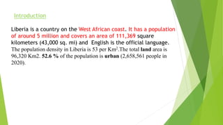 Liberia Population Pattern | PPTX
