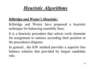 final Line balancing slide12.ppt | Technology & Computing