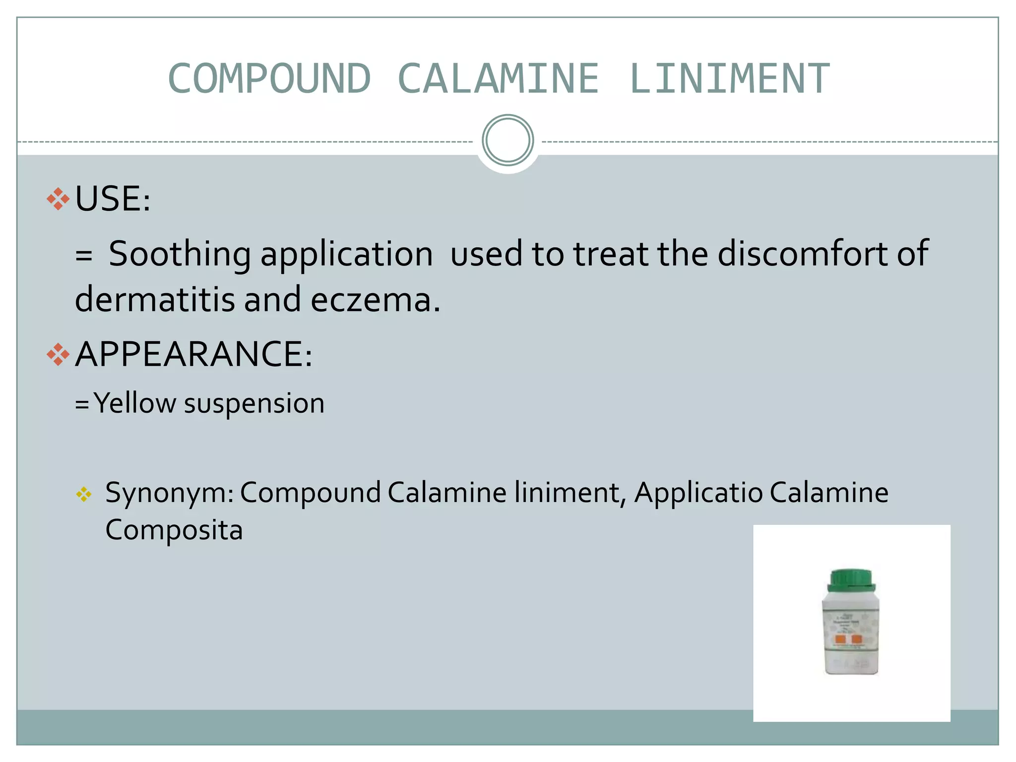 Liniments Presentation | PPTX