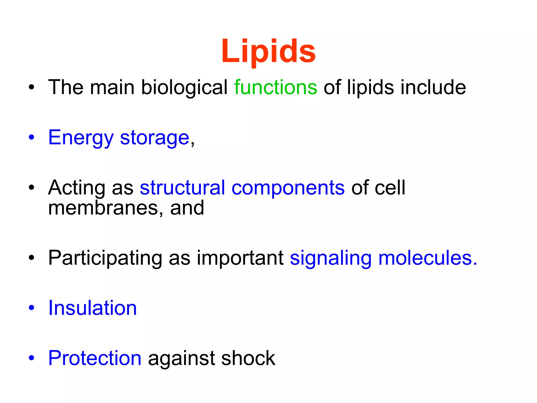 Final lipid 1 Lipids, Lipid Family | PPT