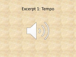 Final listening excerpts | PPT