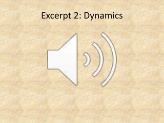 Final listening excerpts | PPT