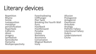 Final literary | PPTX