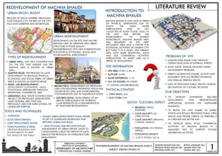 Literature review and case study of Redevelopment | PDF