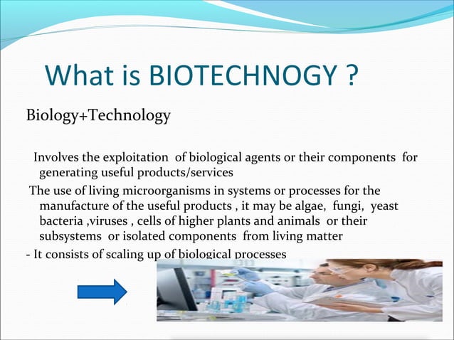 Scope of Biotechnology by Rajesh sahu | PPT
