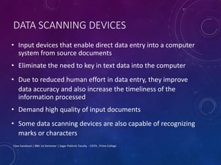 Touch Screens and Scanner | PPT