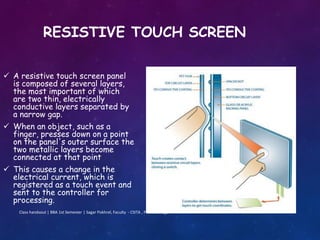Touch Screens and Scanner | PDF