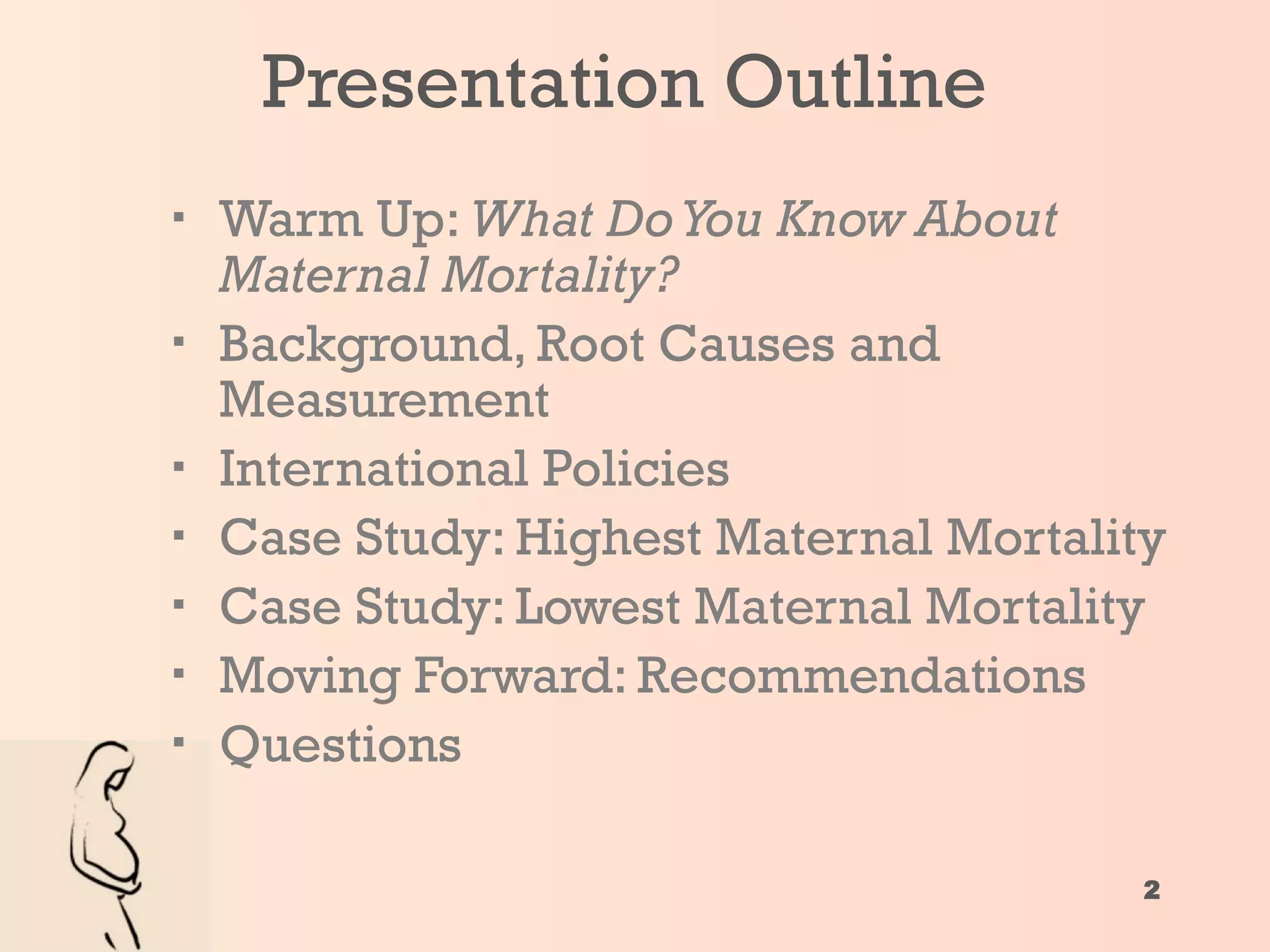Maternal Mortality - Global Issue | PPT