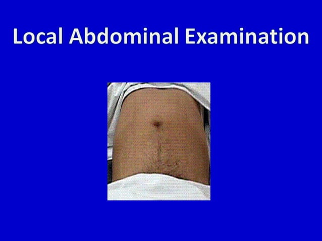 local abdominal examination | PPT