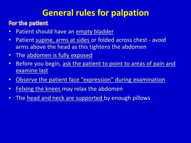 local abdominal examination | PPT