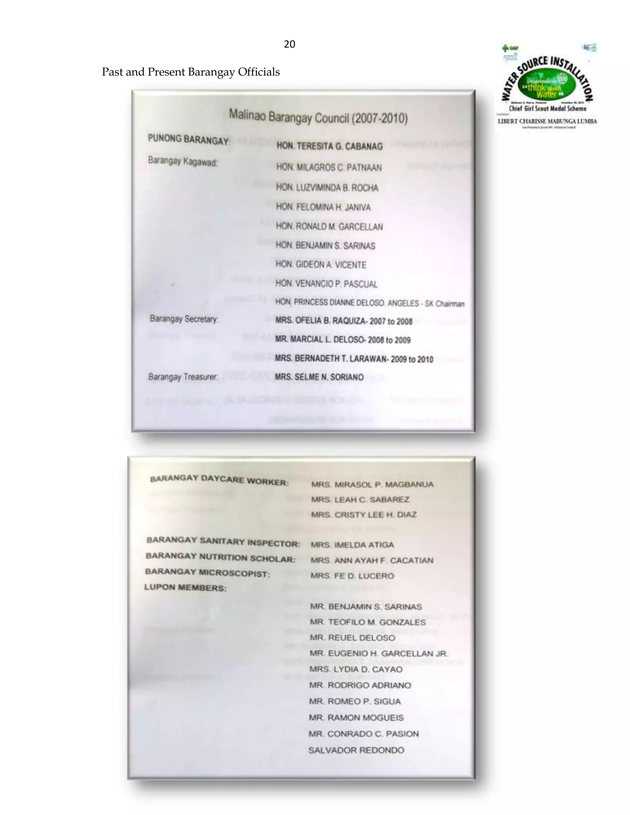 Chief Girl Scout Logbook.Dimples Lumba.Palawan Council | DOCX