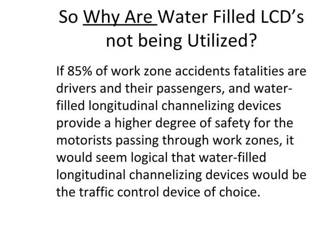 Final Longitudinal Channelizing Devices | PPT