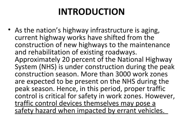Final Longitudinal Channelizing Devices | PPT