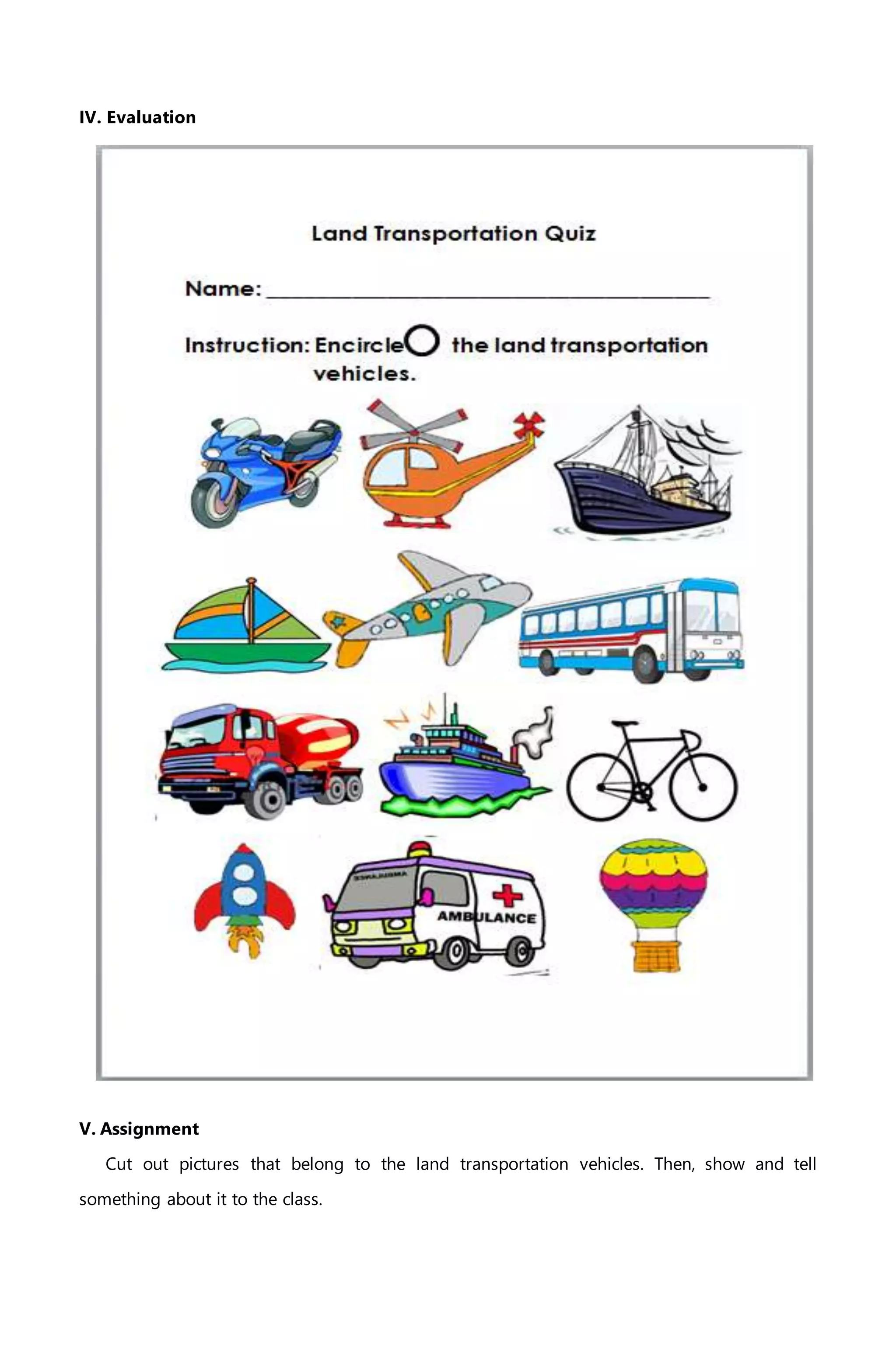 DETAILED LESSON PLAN FOR KINDERGARTEN | DOCX