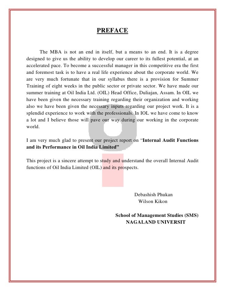 How to write preface for project report - proofreadingx.web.fc2.com