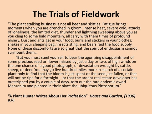 Lester Rowntree, California Native Plant Woman | PPTX | Gardening ...