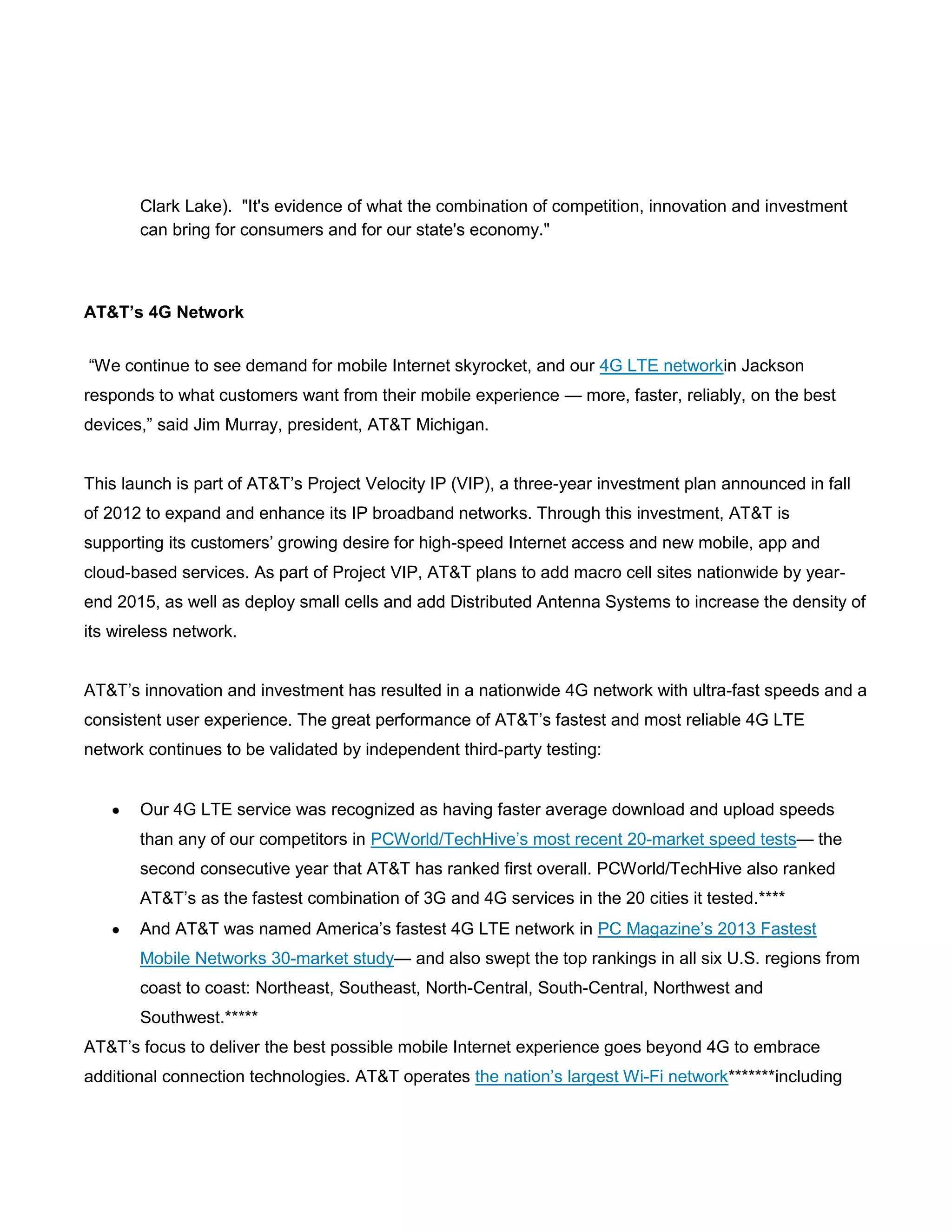 AT&T 4G LTE AVAILABLE IN JACKSON | DOCX