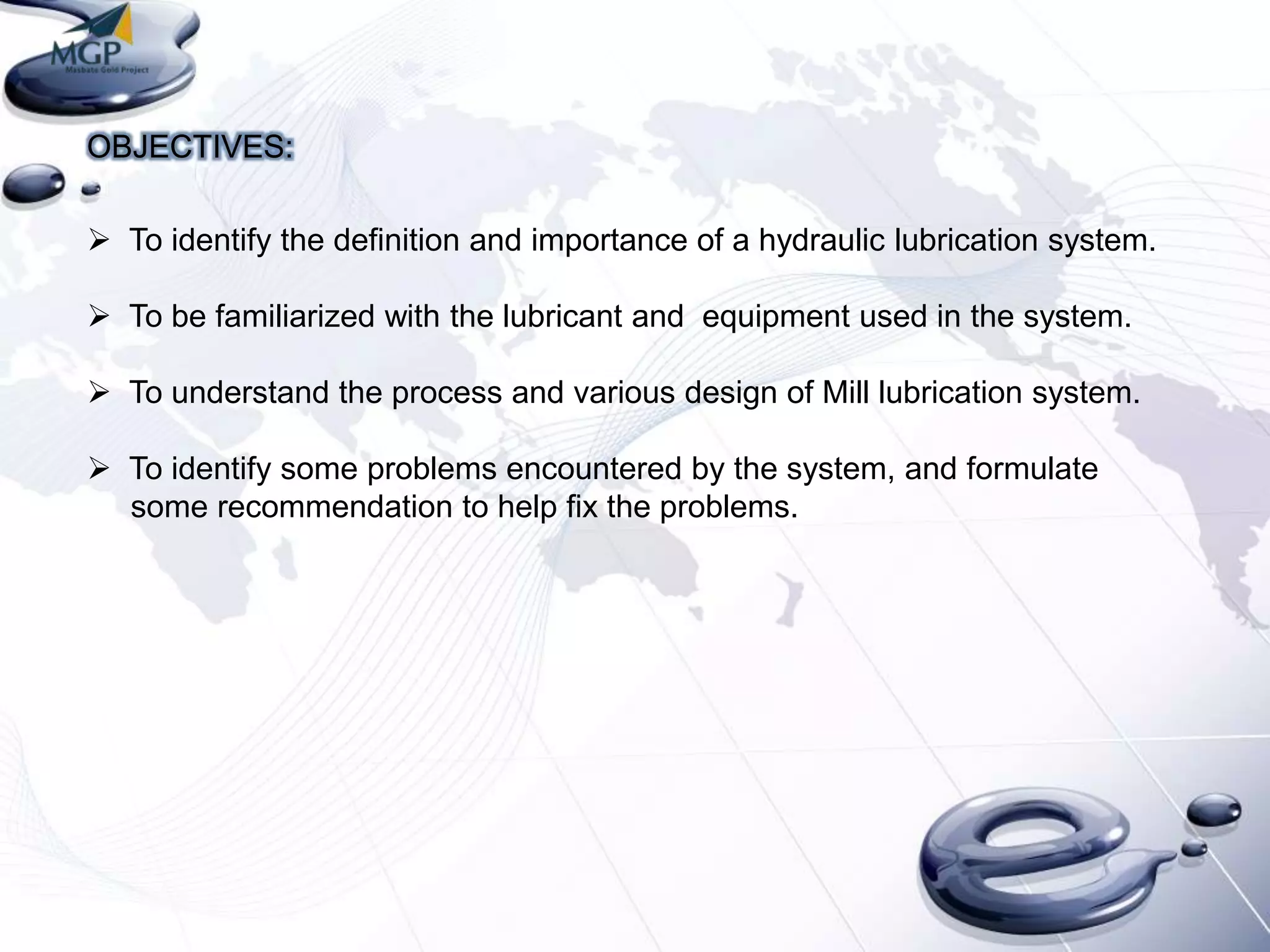 Mill Lubrication System | PPTX