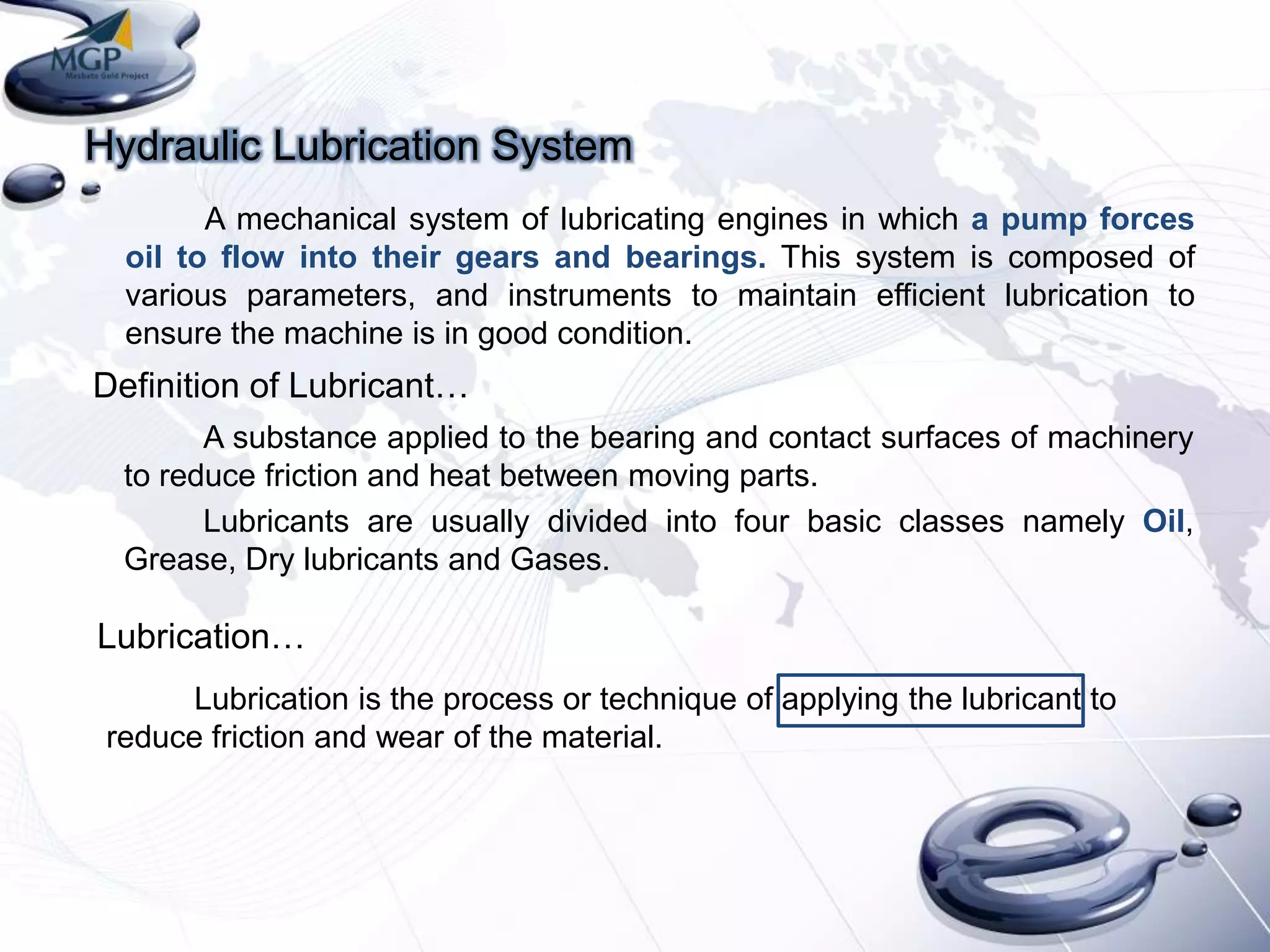 Mill Lubrication System | PPTX