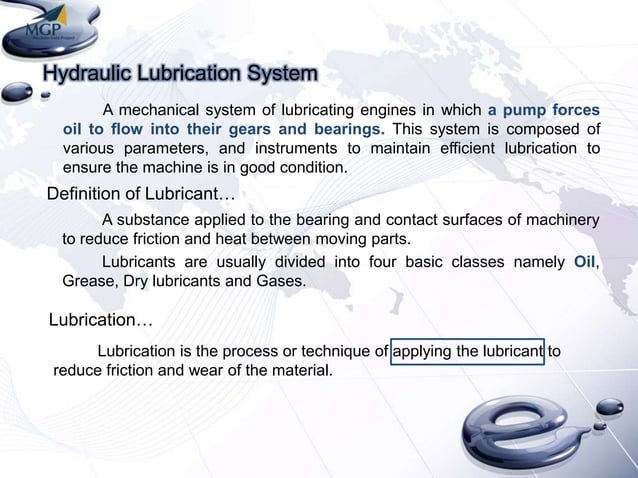 Mill Lubrication System | PPTX