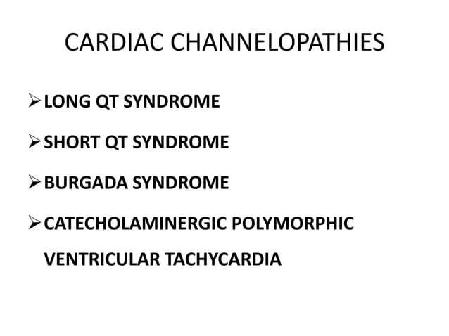 channelopathies | PPTX | Genetics | Science