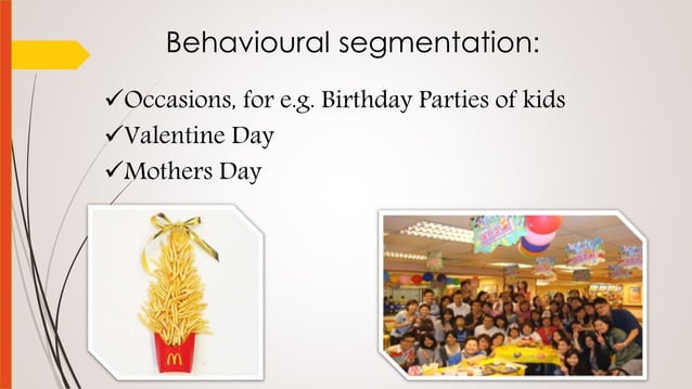 Advertisement analysis of McDonald (Segmentation ,Targeting,Positioning ...