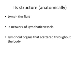 lymphatic system and lymph fluid | PPTX
