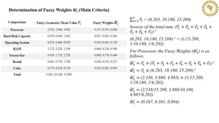 A COMPARATIVE STUDY OF DIFFERENT INTEGRATED MULTIPLE CRITERIA DECISION ...