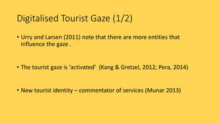 The "selfie gaze" and "social media pilgrimage": Two frames for ...