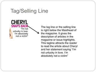 Final magazine cover analysis | PPTX