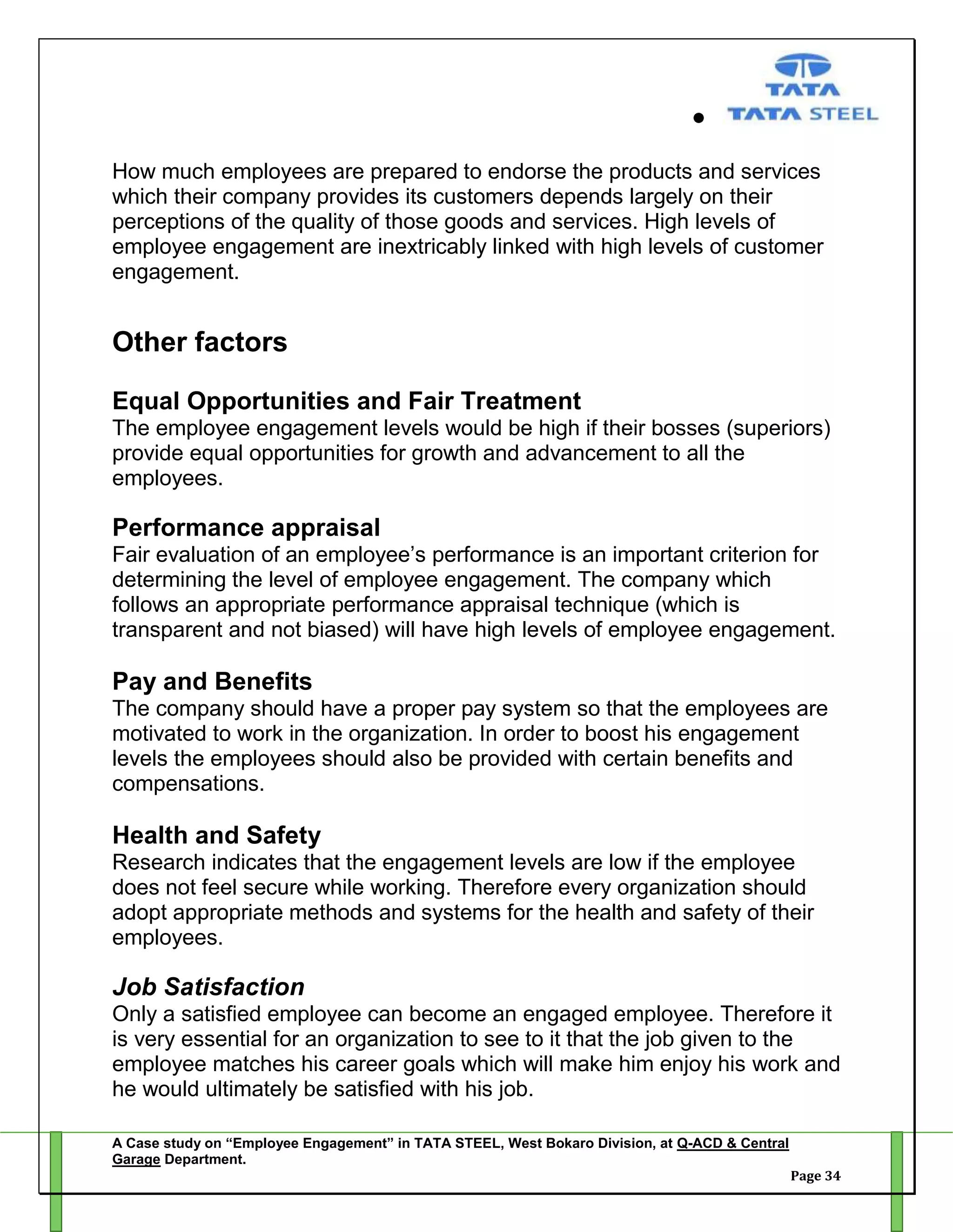 project report employee engagement (by ) mahadev rana | DOCX | Human ...