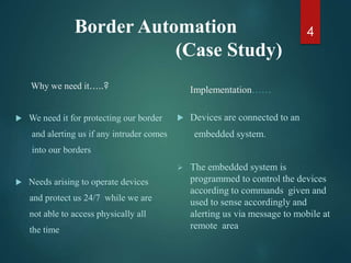 border security using gsm | PPTX