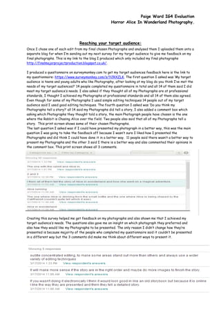 Final major project evaluation | DOCX | Photo Editing Software ...