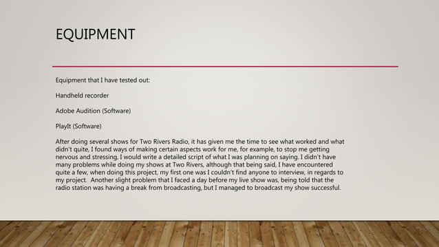 Final Major Project, Problem Solving | PPT