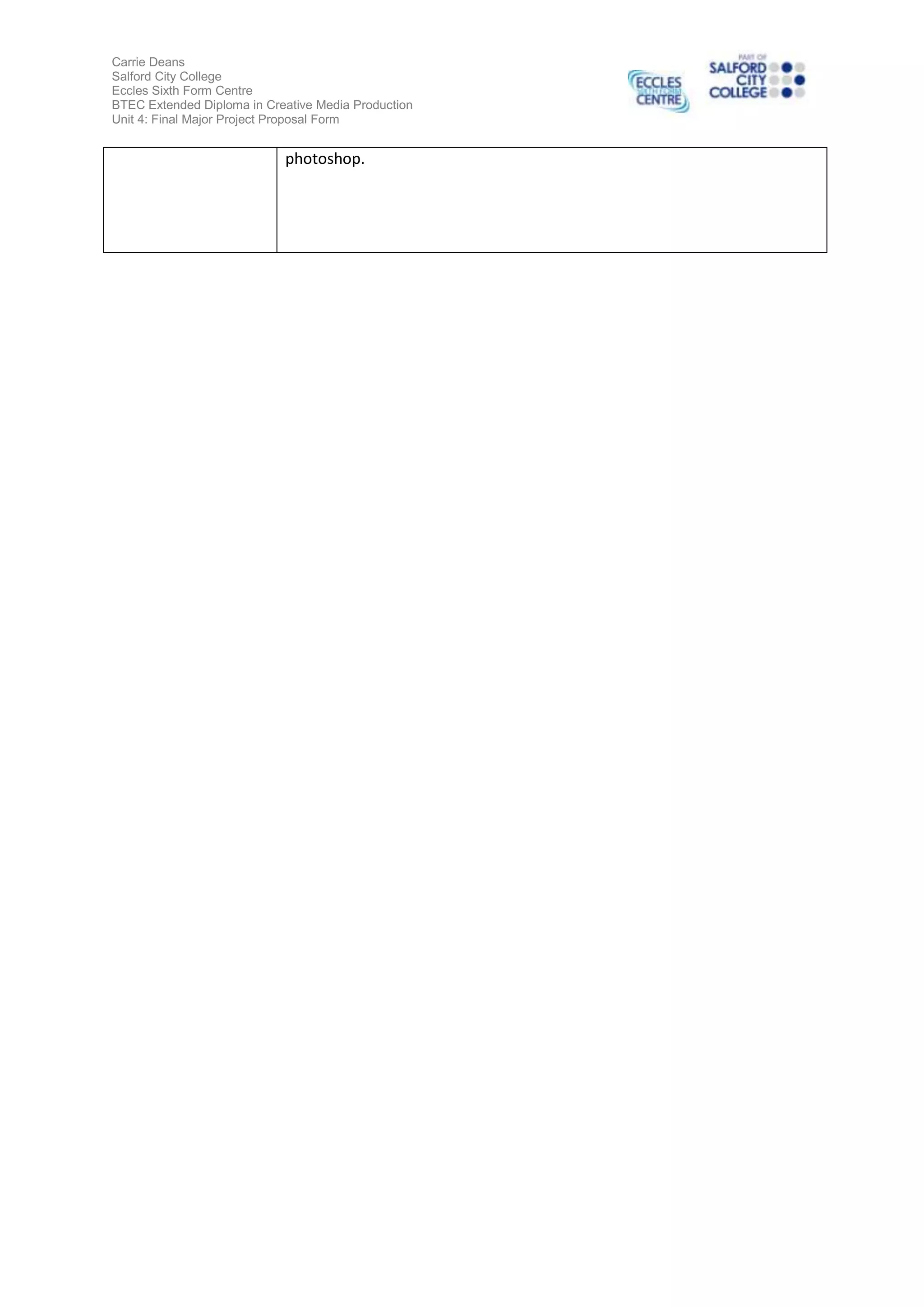 Final major project proposal | DOCX