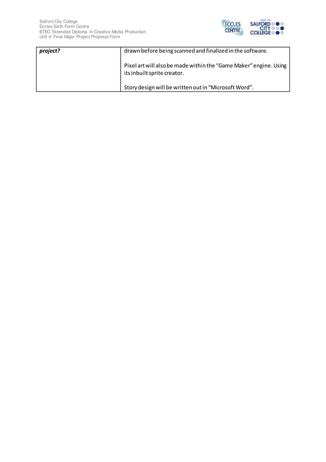 Final major project proposal form | DOCX