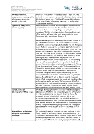 Final major project proposal form | DOCX