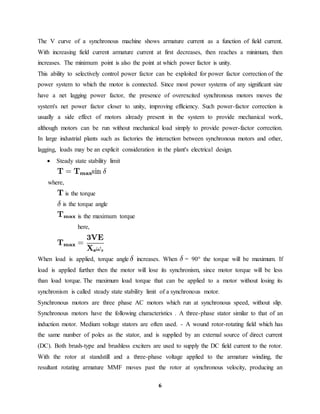SYNCHRONOUS MOTOR PROJECT REPORT | DOCX