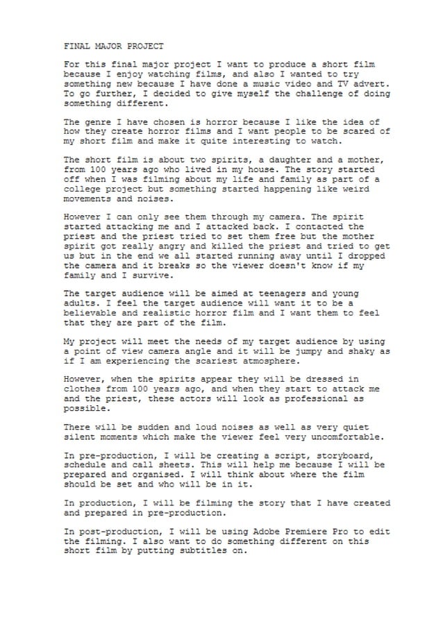 Final major project script | DOCX