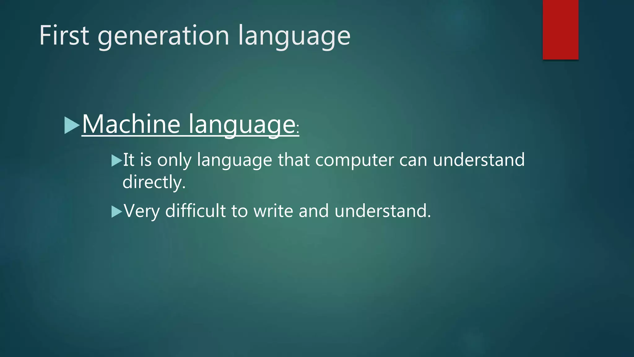 introduction to programming languages | PPTX