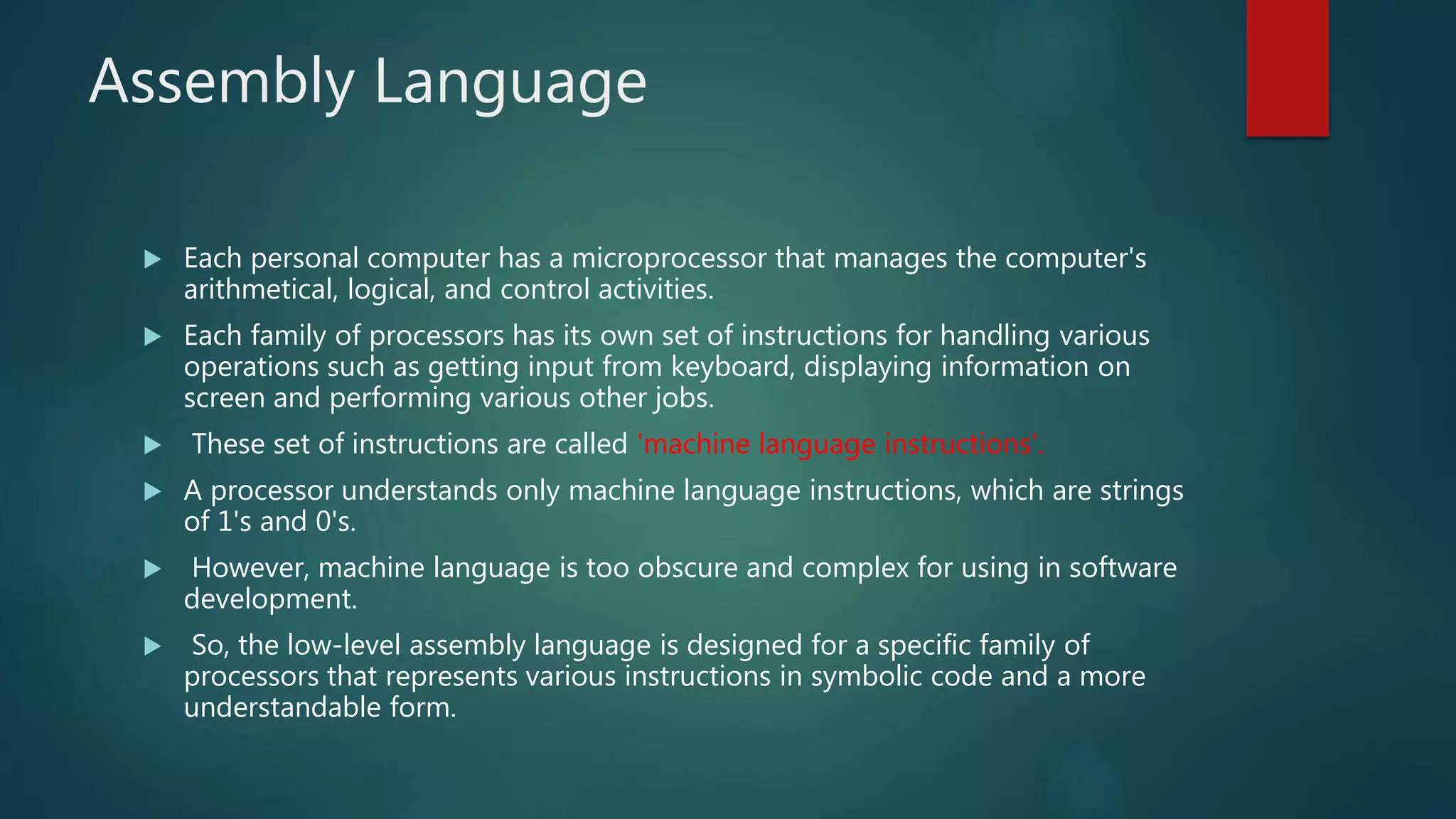 Introduction To Programming Languages Pptx Programming Languages Computing
