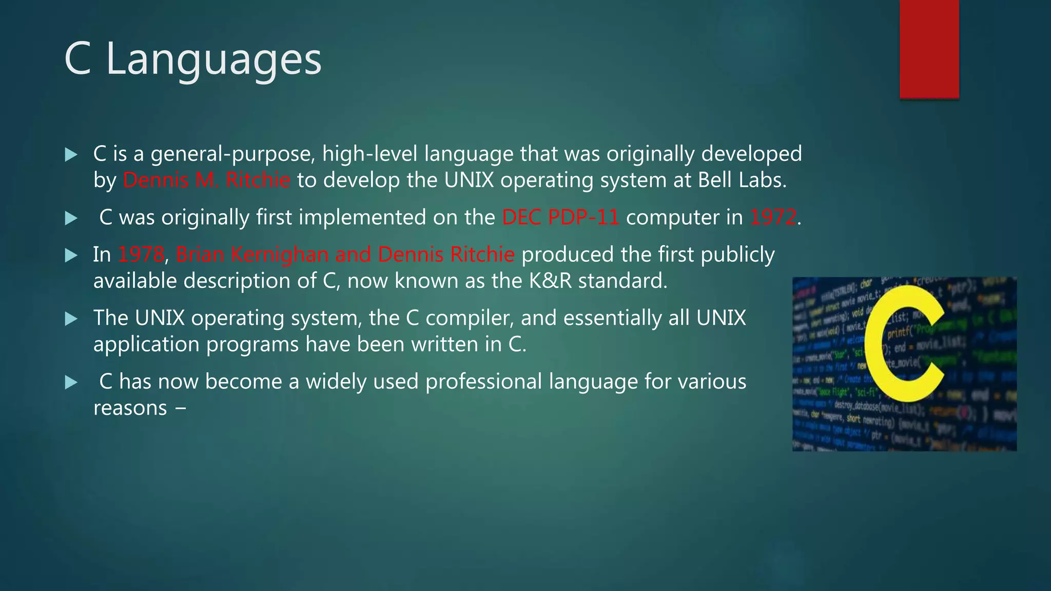 Introduction To Programming Languages Pptx Programming Languages Computing