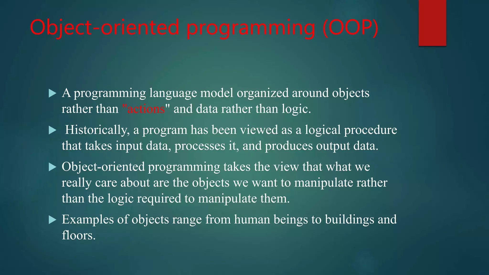 introduction to programming languages | PPTX