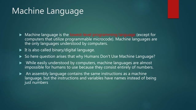Introduction To Programming Languages Pptx Programming Languages Computing