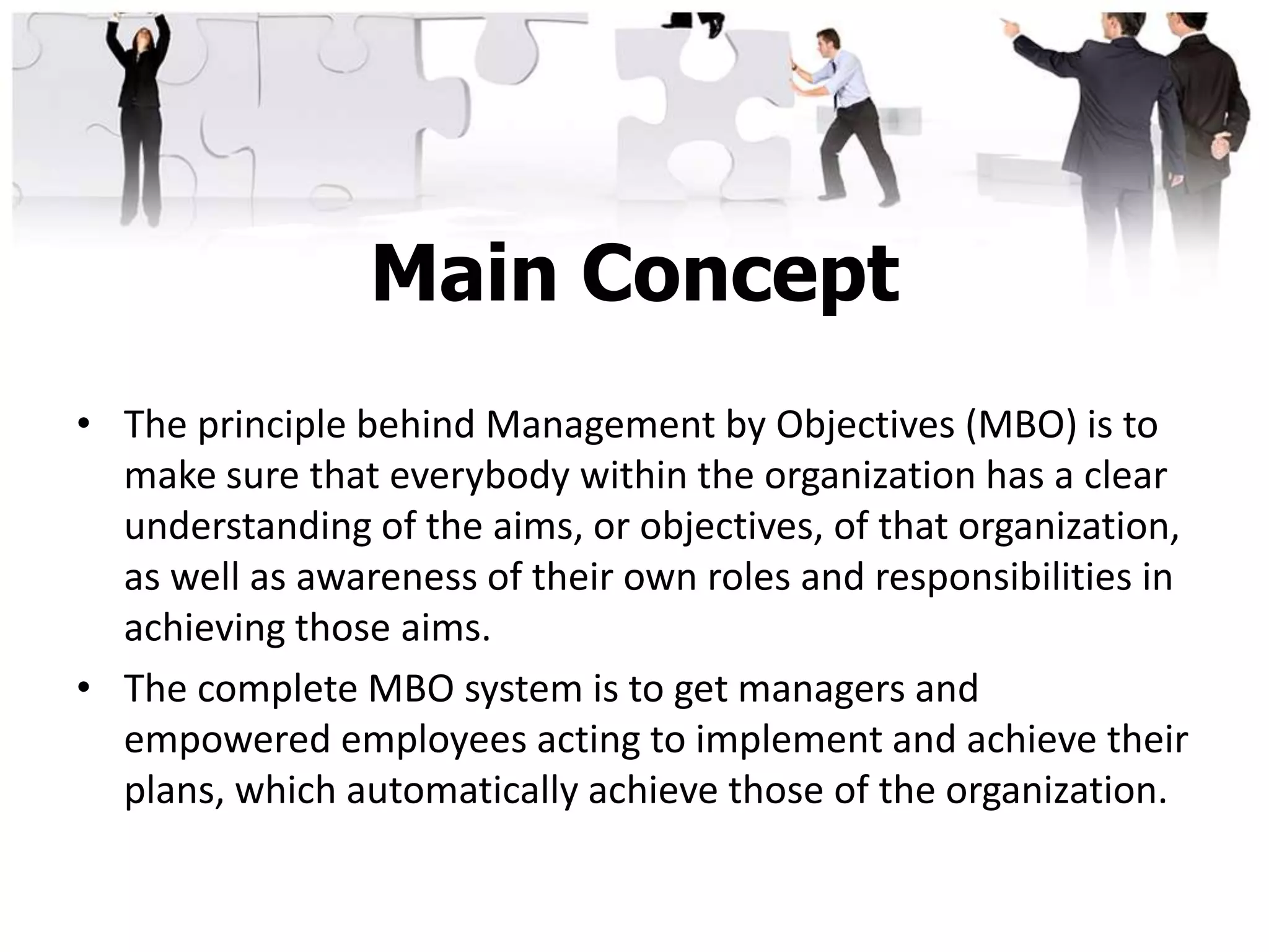 Management by objectives | PPTX