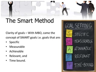 Management by objectives | PPTX