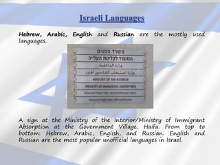 Culture of Israel | PPTX